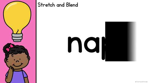 Decodable Words Slides - Animated Phonics Slides by Tales From Miss D