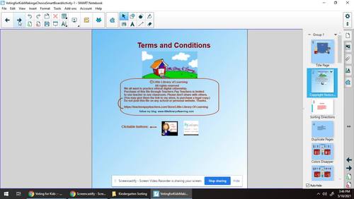 Voting for Kids -- Making a Choice Smart Board™ Activity | TpT