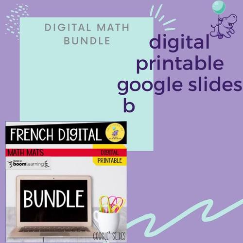 French Math Mats + Digital Addition Farm Bundle by La classe de Mme ...