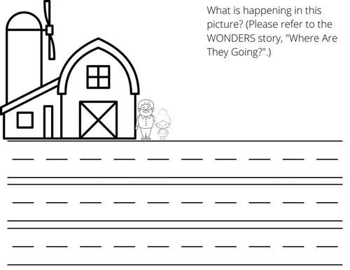 Where Are They Going? RL 2.7 Worksheets by Owl Be in the Classroom