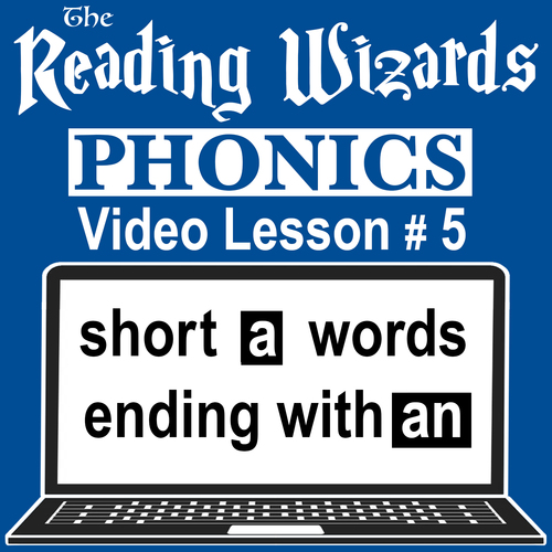 Phonics Video/Easel Lesson - Short A Words Ending With AN - Reading ...