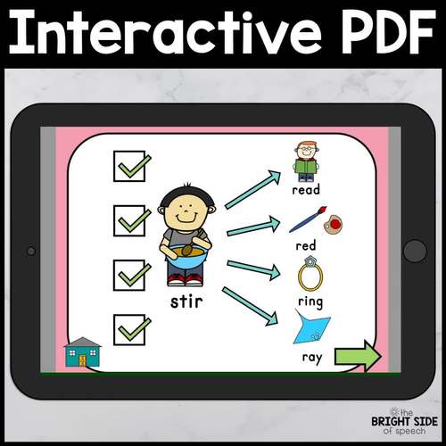 R Coarticulation No-Print Articulation Flashcards + BOOM cards | TPT