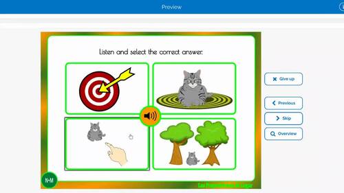 Spanish Boom Cards: Las Preposiciones de Lugar (Spelling and Listening)