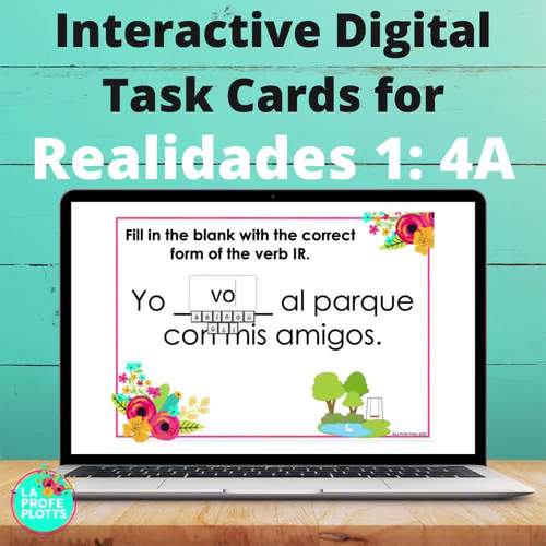 Realidades Auténtico 1 Chapter 4A Spanish Boom Cards Spanish Digital ...