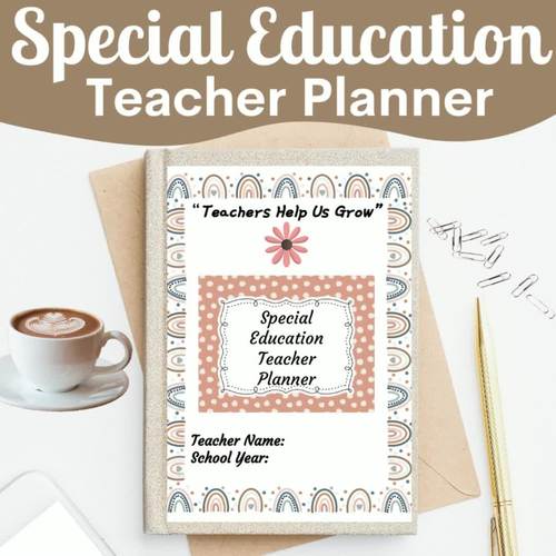 Special Education Teacher Planner IEP Binder Printable and Digital FREE ...