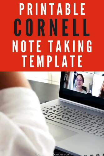 Printable Cornell Note-Taking Template Pack by Shannan Swindler | TPT