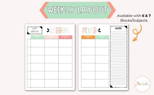 2024-2025 Teacher Planner Printable | Teacher Binder | Groovy Smiley ...