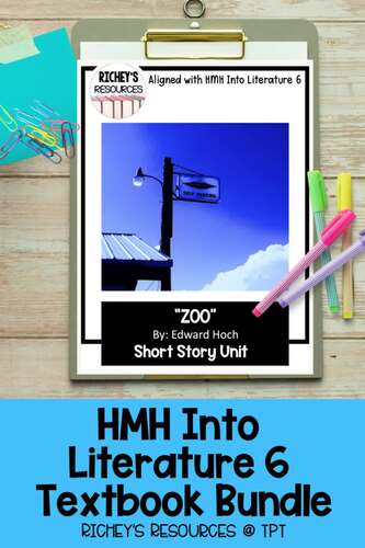 HMH Into Literature Grade 6 Growing Bundle Digital and Print | TPT