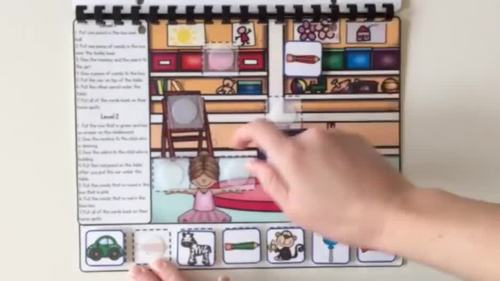 Following Directions Interactive Book 1 & 2 Steps, Temporal ...