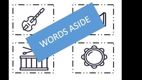 Vocabulary Flash Cards | Images by Semantic Category FRAMED by Words Aside