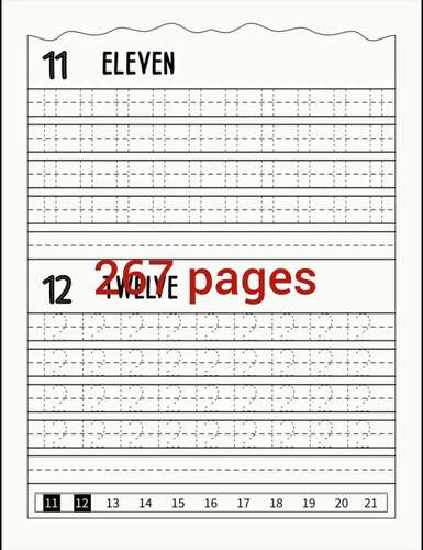 Ultimate Kids Activity Bundle: Fun Number and Letter Tracing 267 Pages