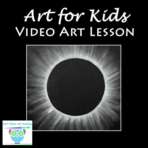 Video Art Lesson: Learn How to Create the Solar Eclipse 2017 with Chalk