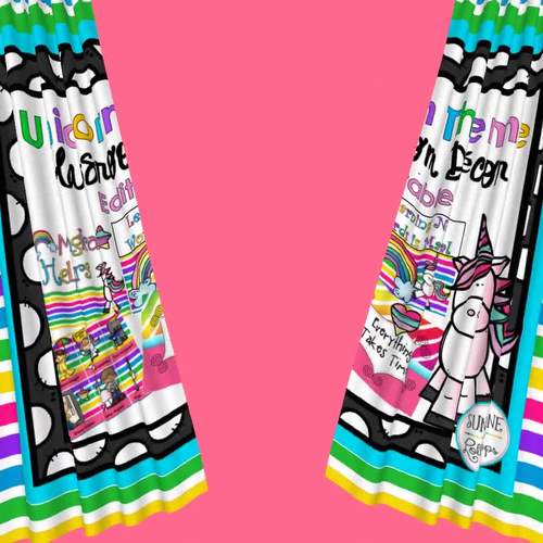 Unicorn Classroom Decor BUNDLE | Jobs | Calendar | Editable Pages | Posters