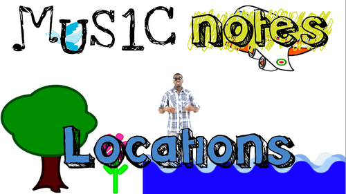 Locations Song by Music Notes | Teachers Pay Teachers