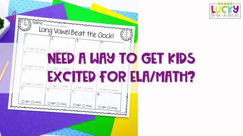 Ending T Blends Phonics Game for PowerPoint Beat the Clock Digital Game