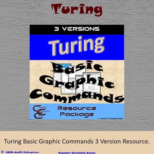 Turing Basic Graphics Commands 3 Version Resource Package by Computer Corner