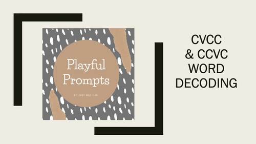 CVCC and CCVC Word Decoding (Suits PLD by Diana Rigg) by Playful Prompts