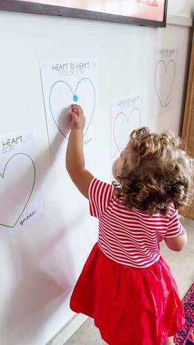Preschool Valentines Day Activities Cut and Paste Crafts Games ...