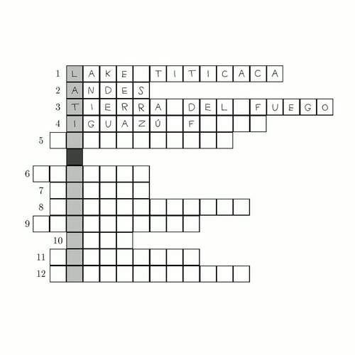 Latin America Crossword Puzzles by TheBrightestKid | TPT