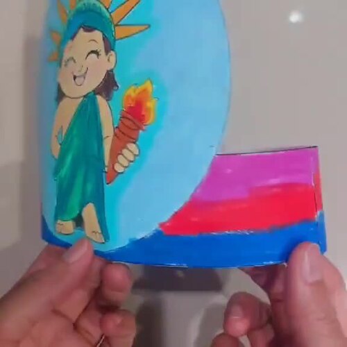 Statue of Liberty Headband Hat Paper Crown Craft |4th of July ...