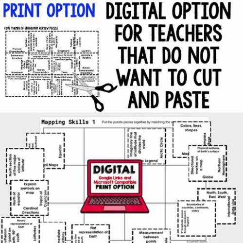 South Asia Vocabulary Puzzle (Print and Digital), South Asia Geography ...