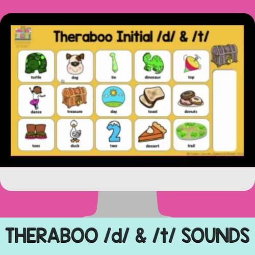 Theraboo D & T Sounds: No Print Interactive Cariboo Game for Speech ...