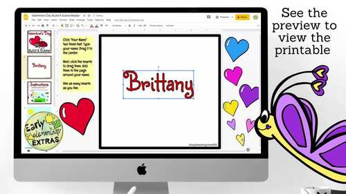 Valentine's Day Activity Coloring Pages Writing Prompt Digital Google ...
