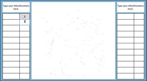 Mystery Digital EDITABLE LOW PREP - Blue Snowman PIXEL ART Reveal