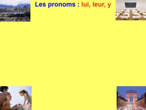 Vidéo: Les pronoms personnels objet indirect " lui, leur, y" et leur ...