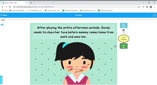 Boom Cards™ Interactive ADLs Sequencing by OT crate | TPT