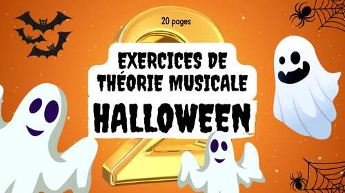 Exercices de théorie musicale sur l'Halloween #2 by PlayByEar Creations