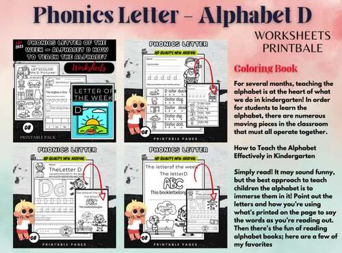 Phonics Letter of The Week – Alphabet D How to Teach the Alphabet