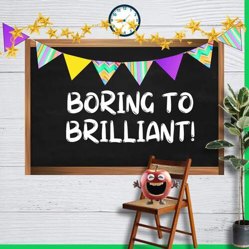 BULLETIN BOARD BUNTING : Spring & Summer-Themed Colorful Classroom Banner