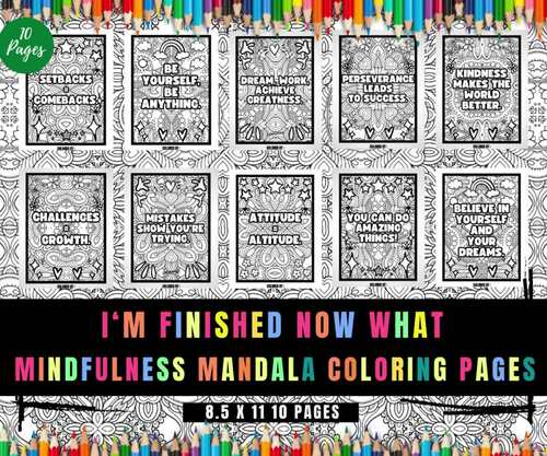 I'm Finished Now What Activities, Motivational & Mindset Growth ...