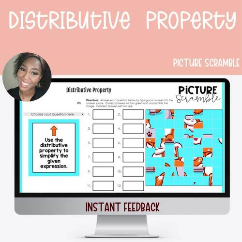 Simplifying Expressions with the Distributive Property Digital Activity