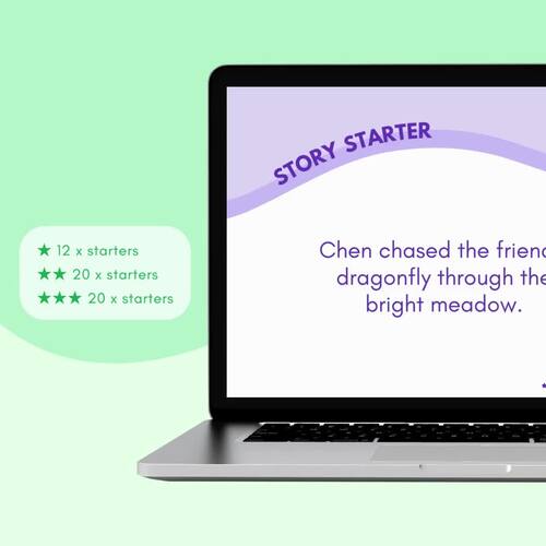 Story Starters | Choice Boards & Individual Pages by tidy teaching tools