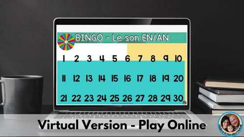 French Sound BINGO Phonemes - Les sons - Le son EN / AN | TPT