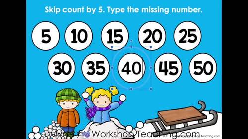 Google Slides Math Skip Count By Five Digital Activities Distance Learning