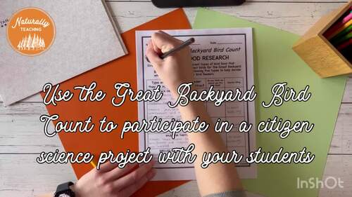 The Great Backyard Bird Count - Citizen Science Projects for 5th Graders