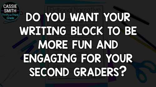 Fictional Narrative Writing Unit 2nd Grade Graphic Organizer Anchor Charts