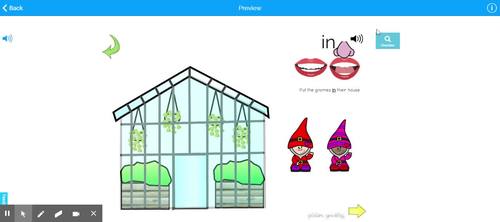 Vowel-Consonant Syllable Boom Card Drill Deck for IN by Seldom Speechless