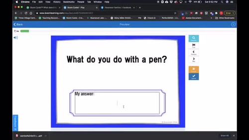 Boom Cards™ What does it do ? Object Function by Boxarain | TPT