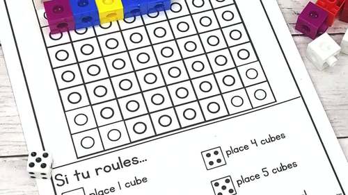 French Fine Motor Math Centre | Snap Block Counting & Spatial Skills ...