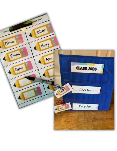 Bright and Fun Classroom Decor Pack: Posters, Forms, Letters, Numbers