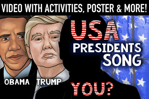 Presidents of the United States Song & Activity Pack: Animated US ...