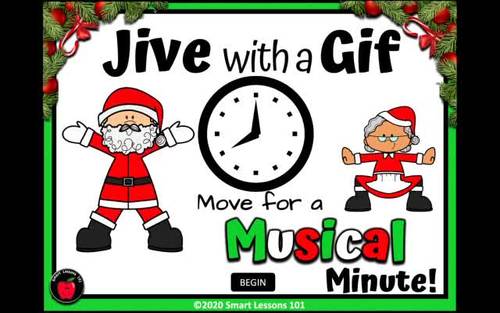 CHRISTMAS JIVE With A GIF Brain Breaks Music Minutes Social Distance ...