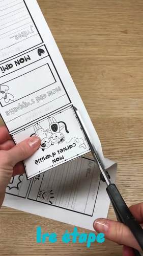 French St. Valentine Writing| St-Valentin écriture carnet d'amitié ...