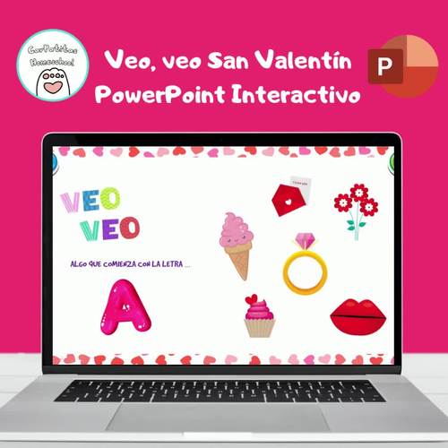 Veo, Veo San Valentín: Vocabulario en Español/Spanish Valentine's Day ...