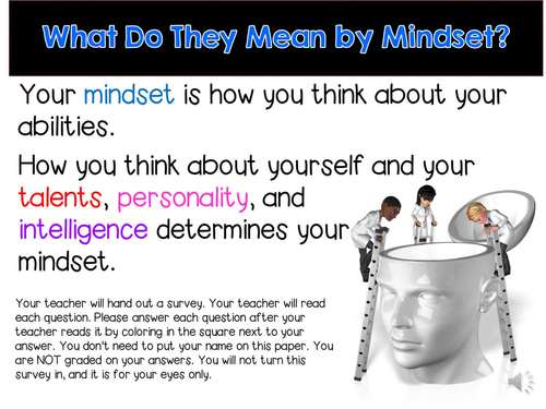 New Year GROWTH MINDSET Bundle: PowerPoint Lesson, Flip Book Fun, Quote ...