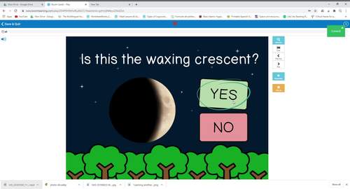 Moon Phase Boom Cards for Distance Learning by Hands-on Multilingual Fun